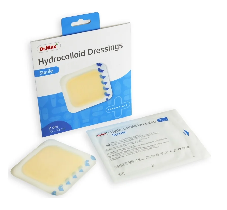 Dr. Max Pansament steril cu hidrocoloid 10 x 10cm, 2 bucati | Dr. Max ...
