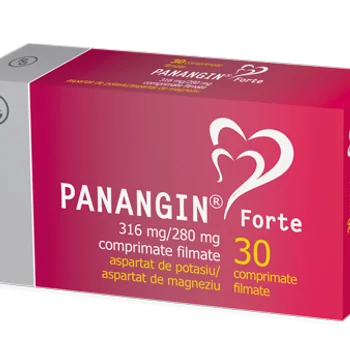 Panangin Forte 316mg/280mg, 30 comprimate filmate, Gedeon Richter | Dr ...