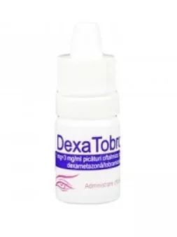 Dexatobrom picaturi oftalmice 3mg+1mg/ml, 5ml, Rompharm | Dr.Max Farmacie