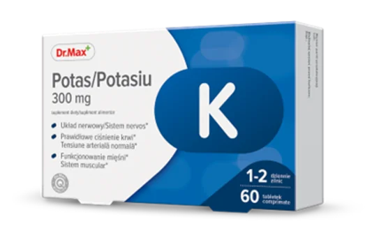 Dr. Max Potasiu 300mg, 60 comprimate filmate | Dr. Max Farmacia