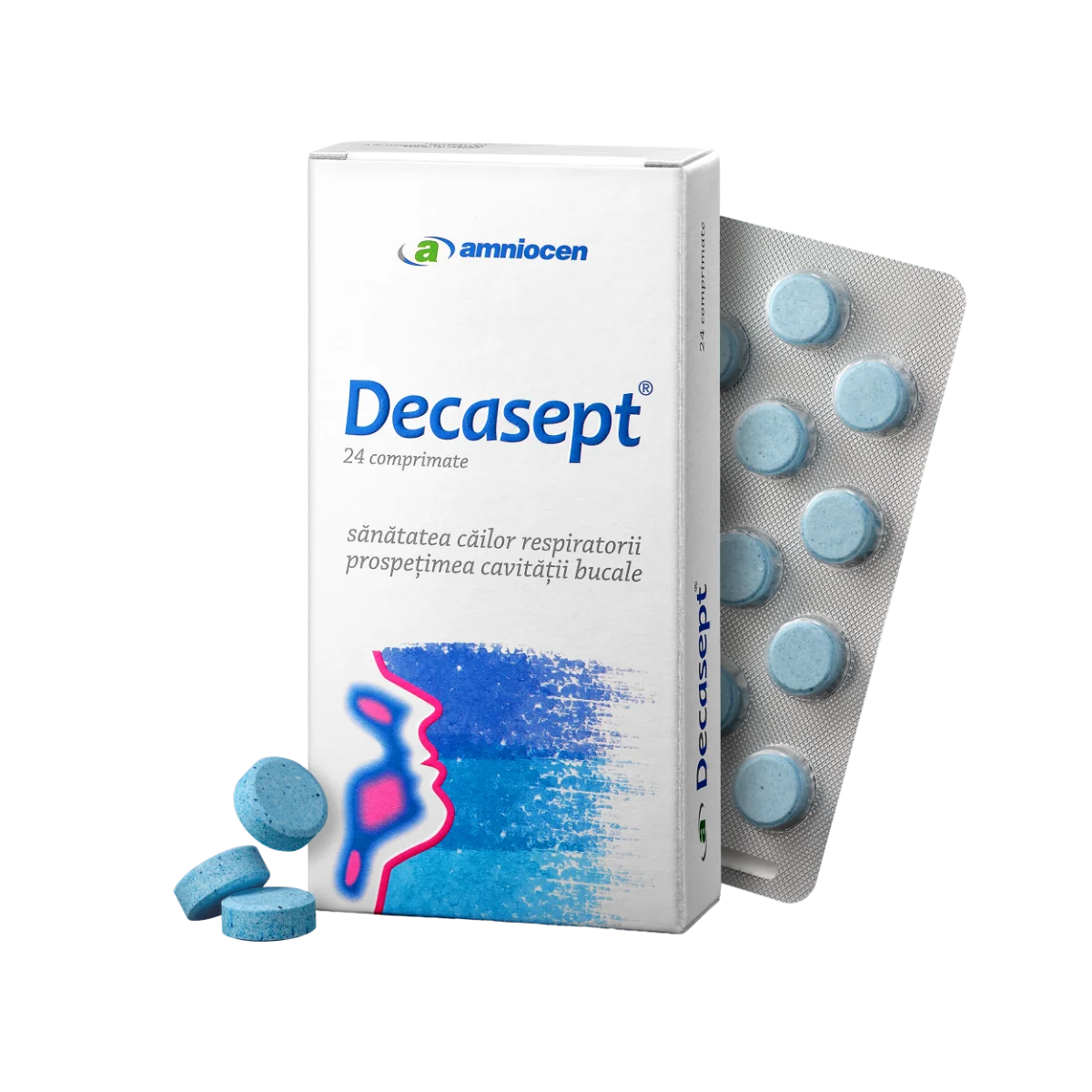 Decasept, 24 comprimate, Amniocen | Dr. Max Farmacia
