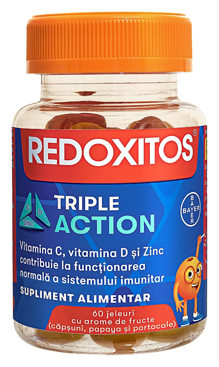 Redoxitos Triple Action, 60 jeleuri, Bayer | Dr. Max Farmacie