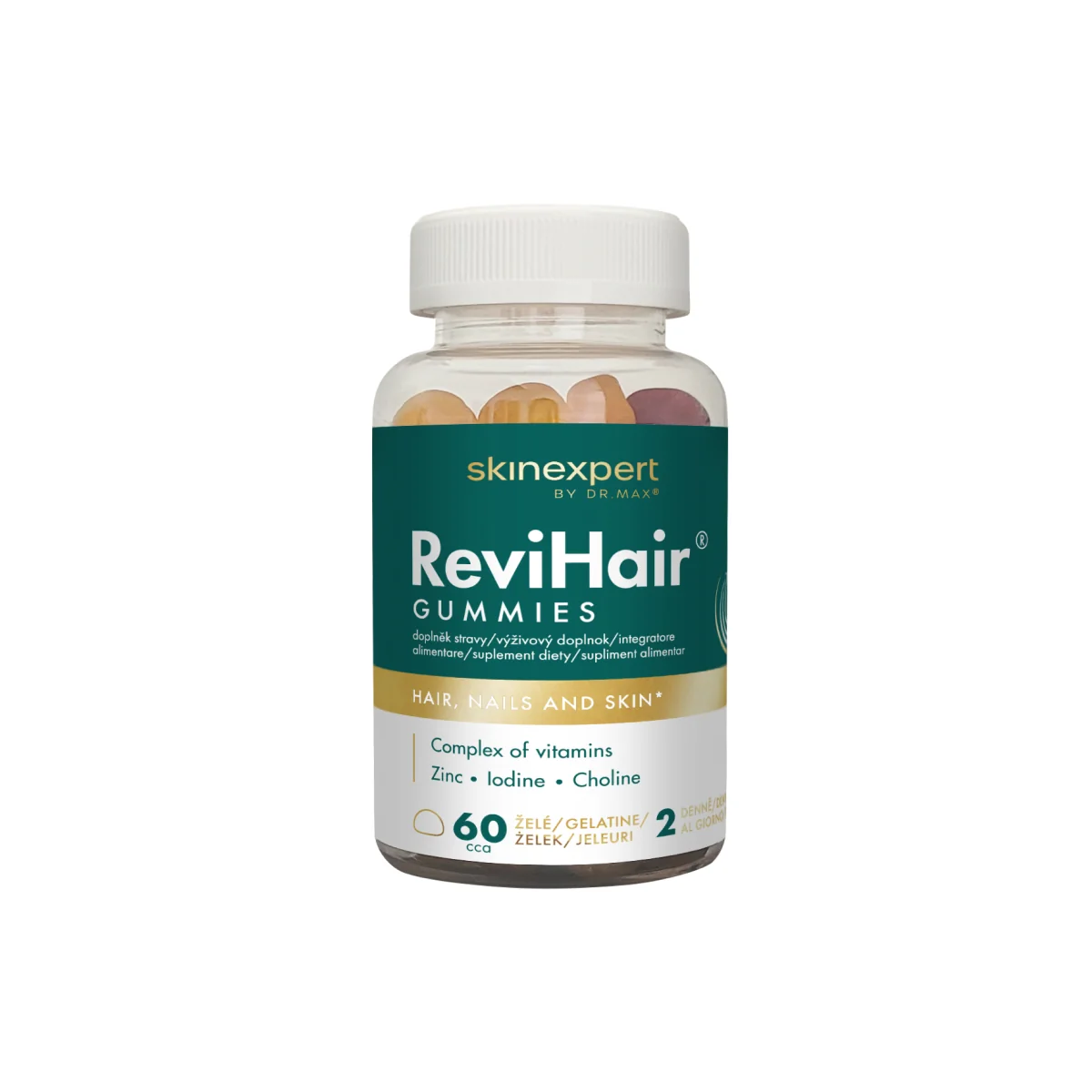 Skinexpert by Dr. Max® Revihair Gummies, 60 jeleuri | Dr. Max Farmacie