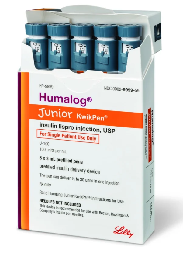 Humalog Kwikpen Junior 100ui/ml, 5 stilouri injectoare preumplute, Eli ...