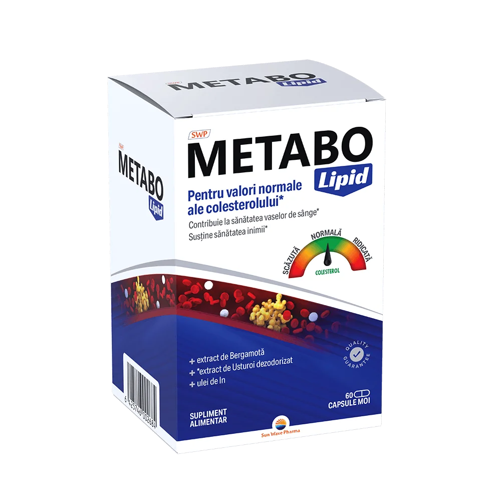 Metabo Lipid, 60 capsule, Sun Wave Pharma | Dr. Max Farmacia