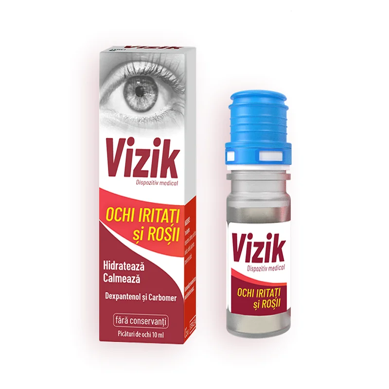 Vizik picaturi pentru ochi iritati si rosii, 10ml, Zdrovit | Dr.Max ...