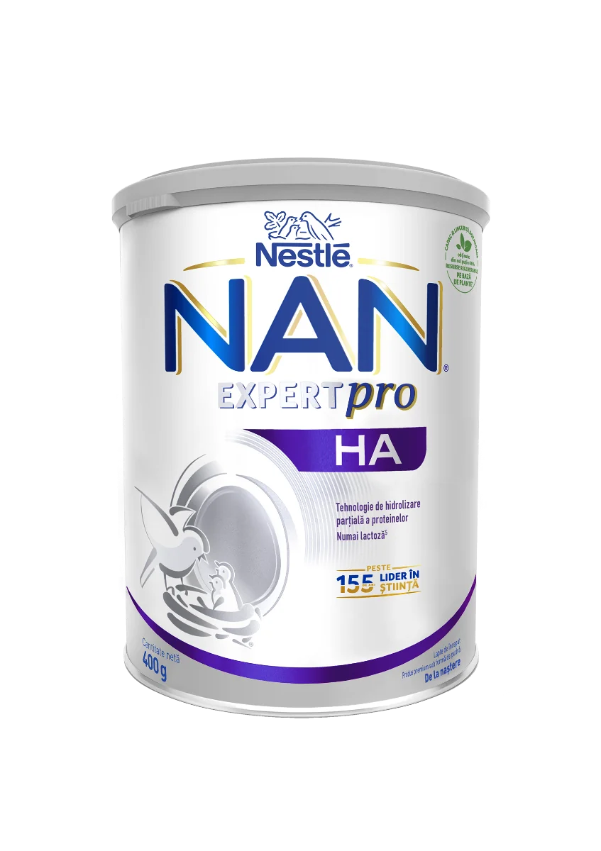 Nan HA Formula lapte praf premium hipoalergenic +0 luni, 400g, Nestle ...