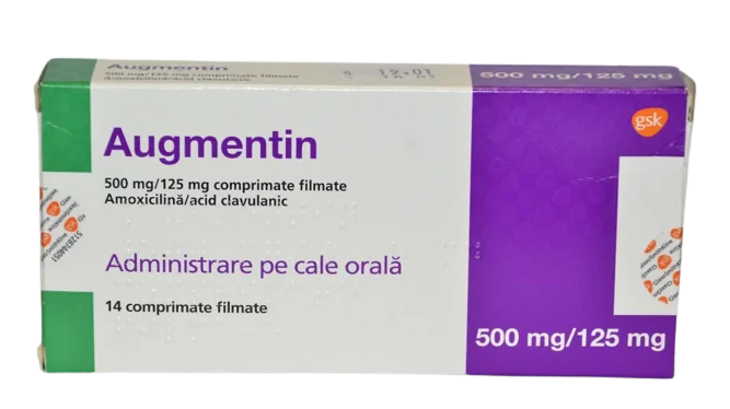 Augmentin 500mg/125mg, 14 comprimate, GSK | Dr.Max Farmacie