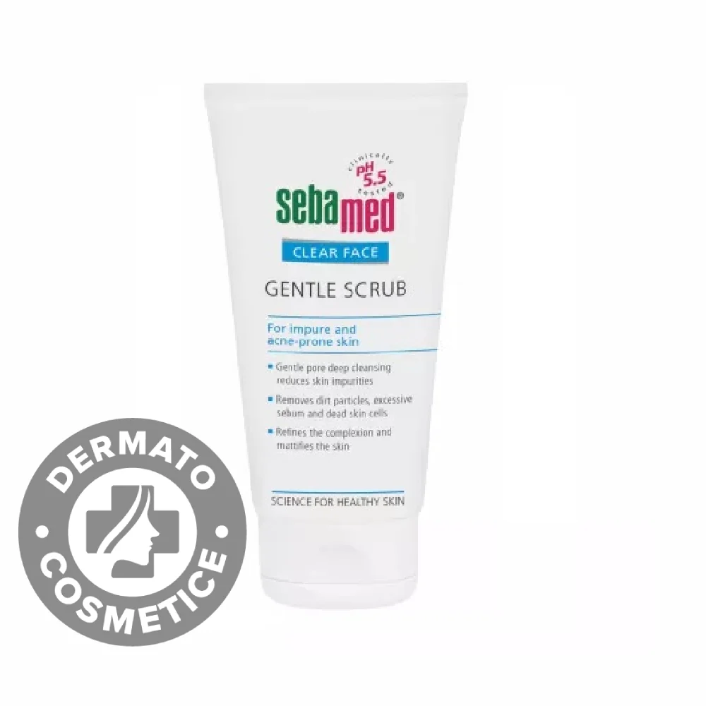 Scrub delicat pentru ten acneic Clear Face, 150ml, Sebamed | Dr.Max ...