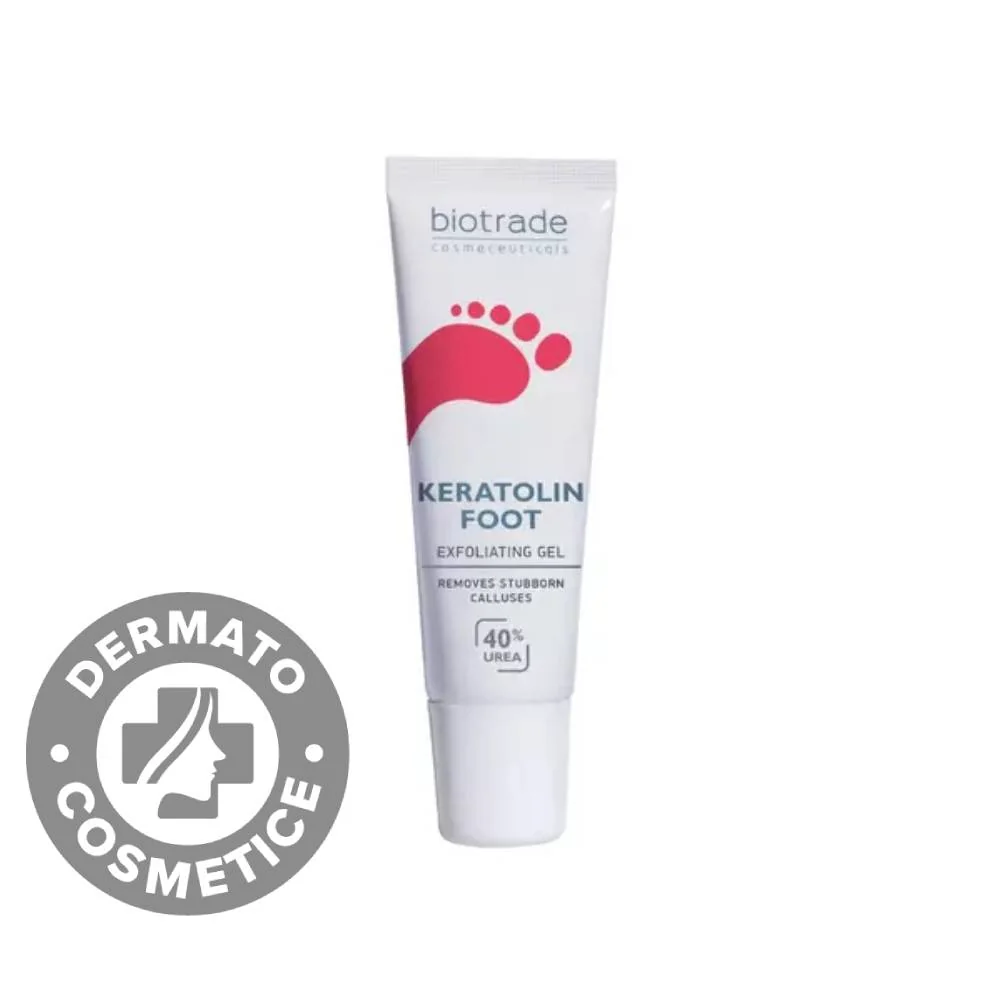 Gel hidratant pentru bataturi cu uree 40% Keratolin, 15ml, Biotrade ...