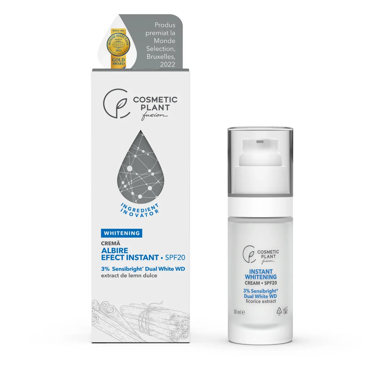 Crema albire cu efect instant SPF20, 30ml, Cosmetic Plant | Dr. Max ...