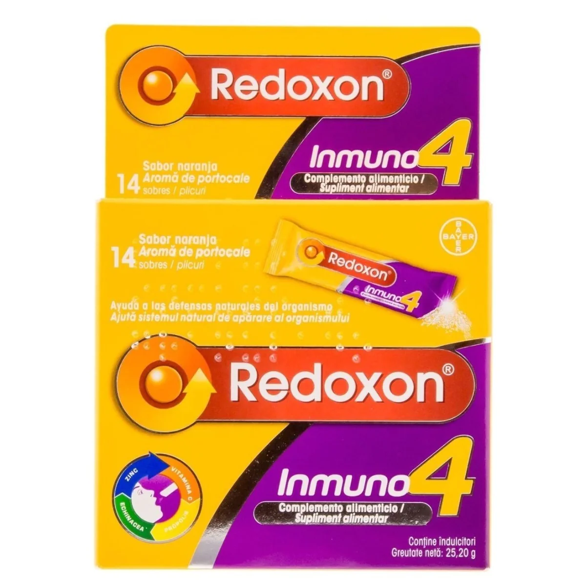 Redoxon Inmuno 4, 14 plicuri, Bayer | Dr.Max Farmacie