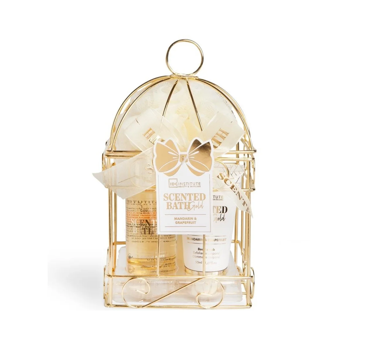 Set Baie Colivie Mandarin & Grapefruit Scented Bath Gold, IDC Institute ...