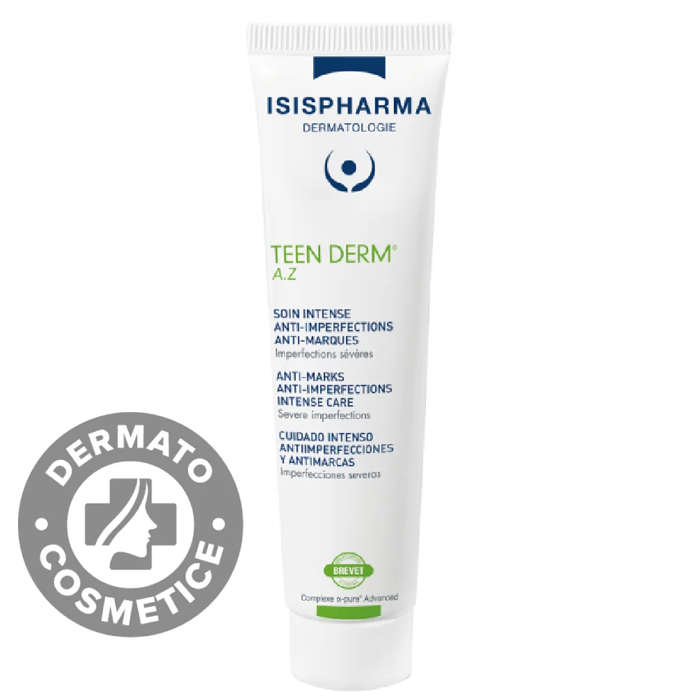Crema pentru imperfectiuni Teen Derma AZ, 30ml, Isis Pharma | Dr. Max ...