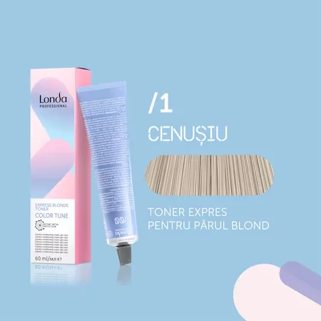 Vopsea de par Express Blonde Toner Color Tune /1, 60ml, Londa ...