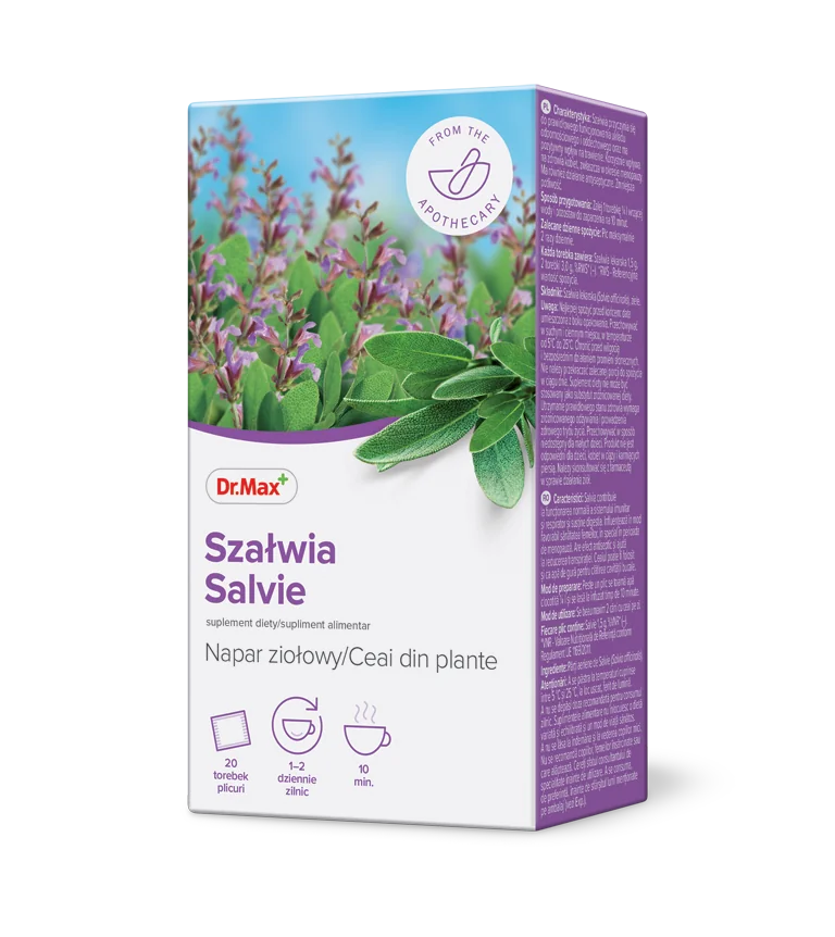 Dr.Max Ceai Salvie, 20 pliculete | Dr.Max Farmacie