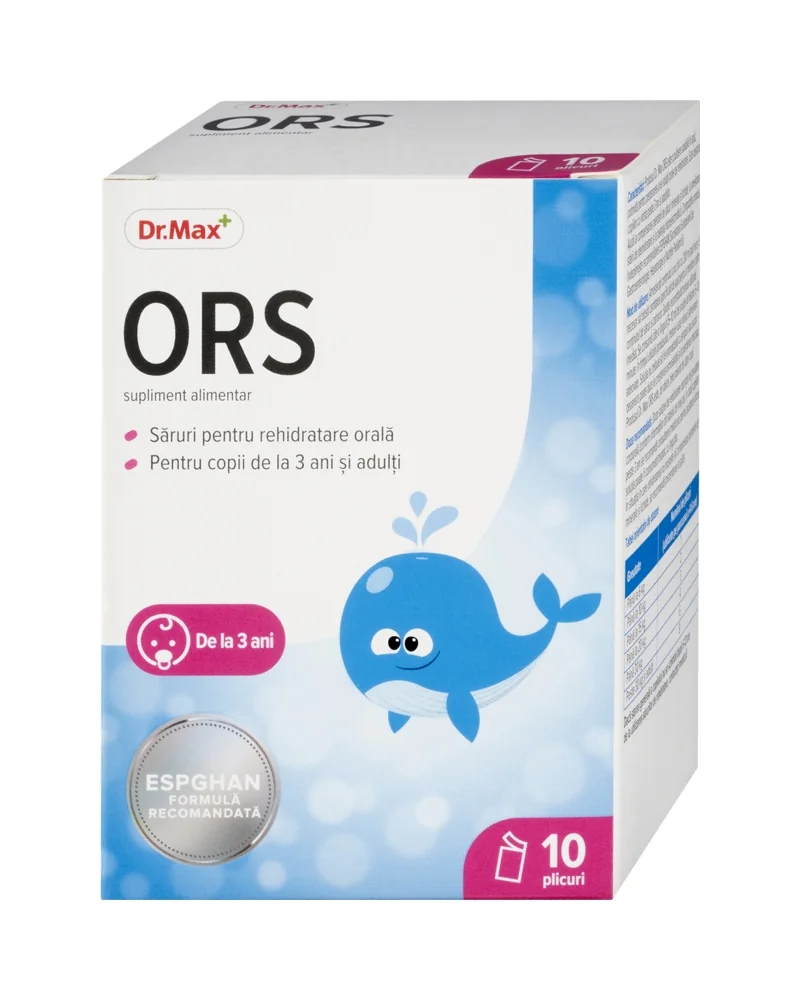 Dr. Max ORS Saruri de rehidratare, 10 plicuri | Dr. Max Farmacia
