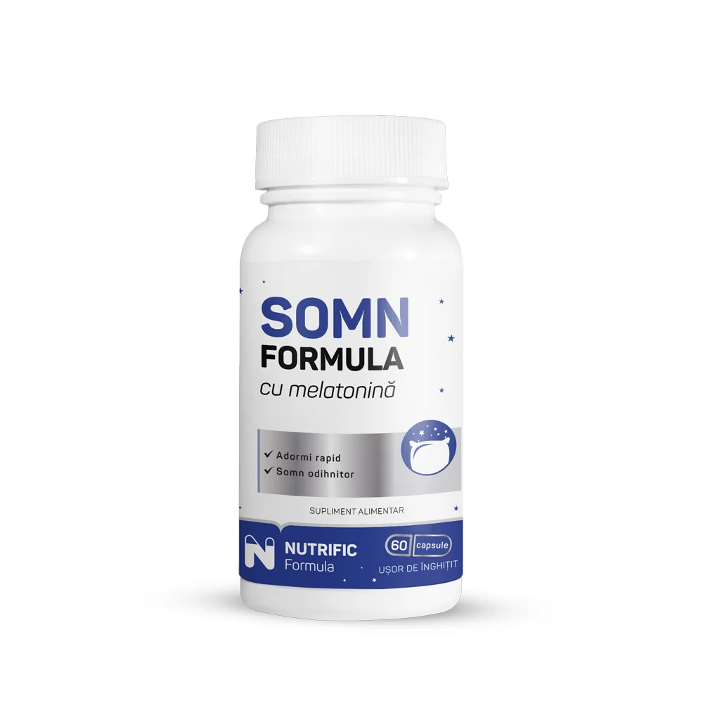 Somn Formula cu melatonina, 60 capsule, Nutrific | Dr. Max Farmacia