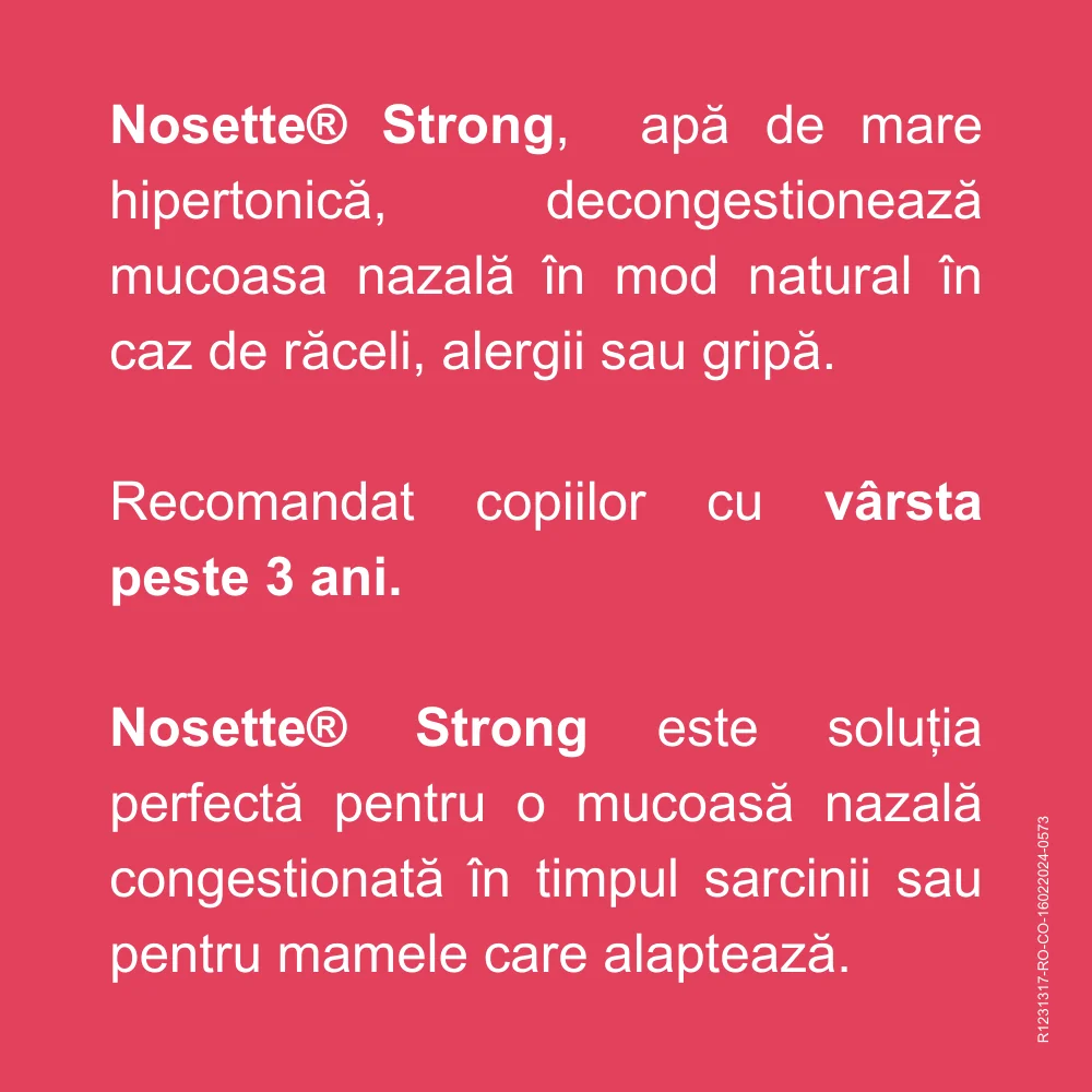 Nosette Strong spray nazal, 30ml | Dr. Max Farmacia