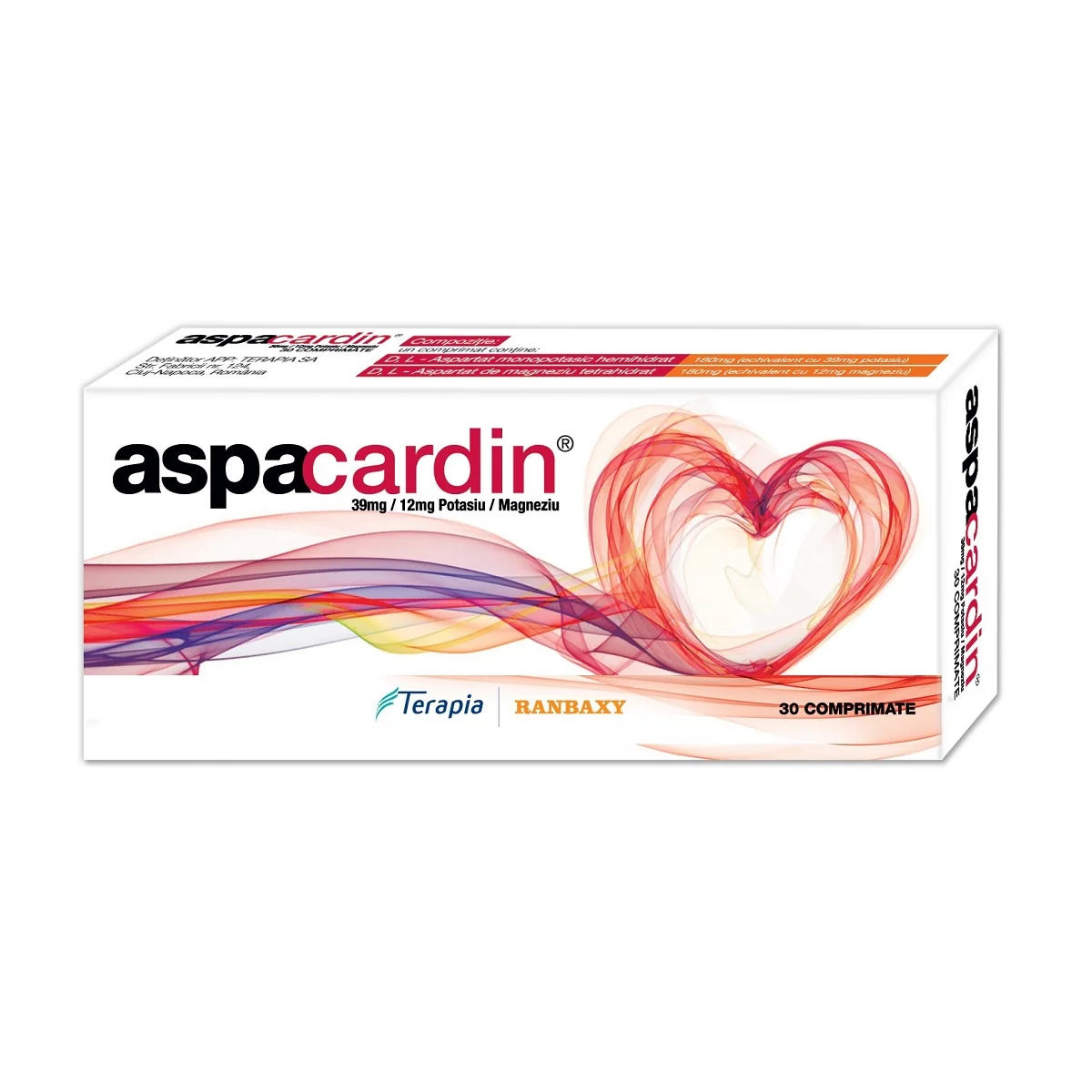 Aspacardin, 30 comprimate, Terapia | Dr. Max Farmacia