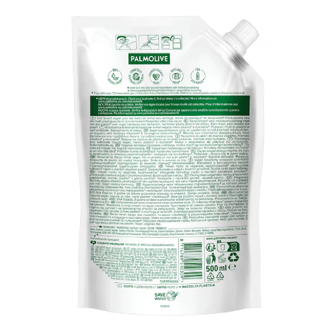 Sapun lichid rezerva Aquarium, 500ml, Palmolive | Dr. Max Farmacia