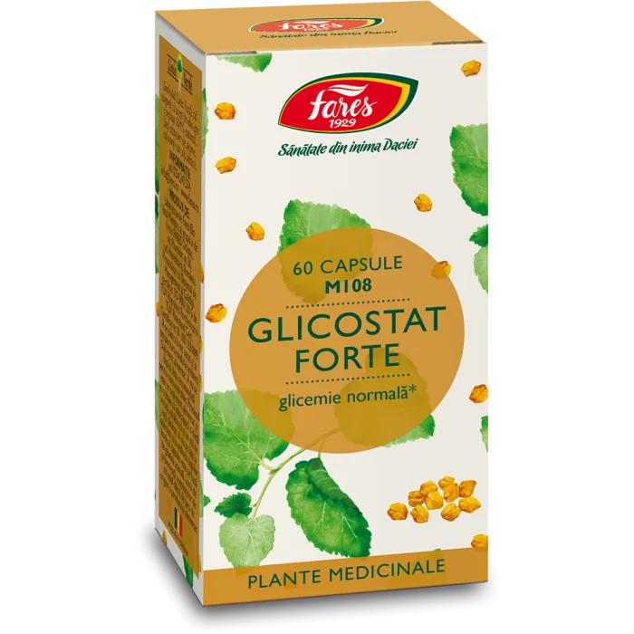 Glicostat Forte M108, 60 capsule, Fares | Dr. Max Farmacia
