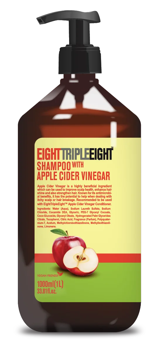 Sampon cu otet de mere, 1000ml, Eight Triple Eight | Dr.Max Farmacie