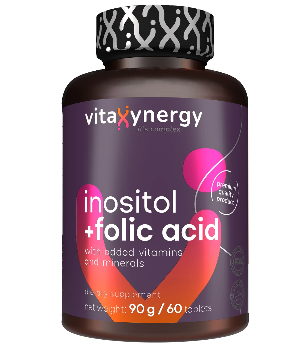 Inositol + Acid Folic, 60 tablete, Vitaxynergy | Dr. Max Farmacie