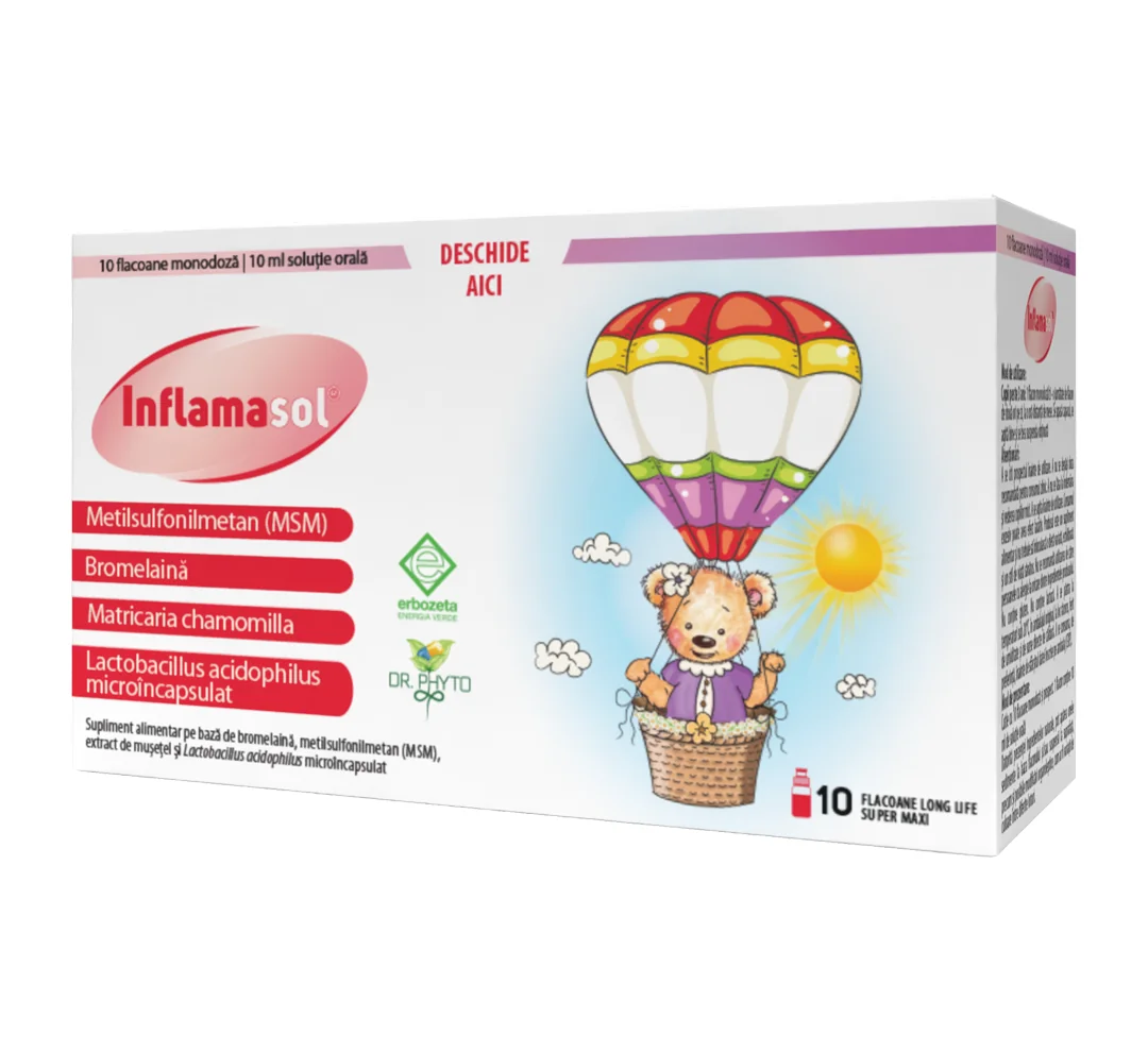 Inflamasol solutie orala, 10 flacoane, Dr.Phyto | Dr. Max Farmacie