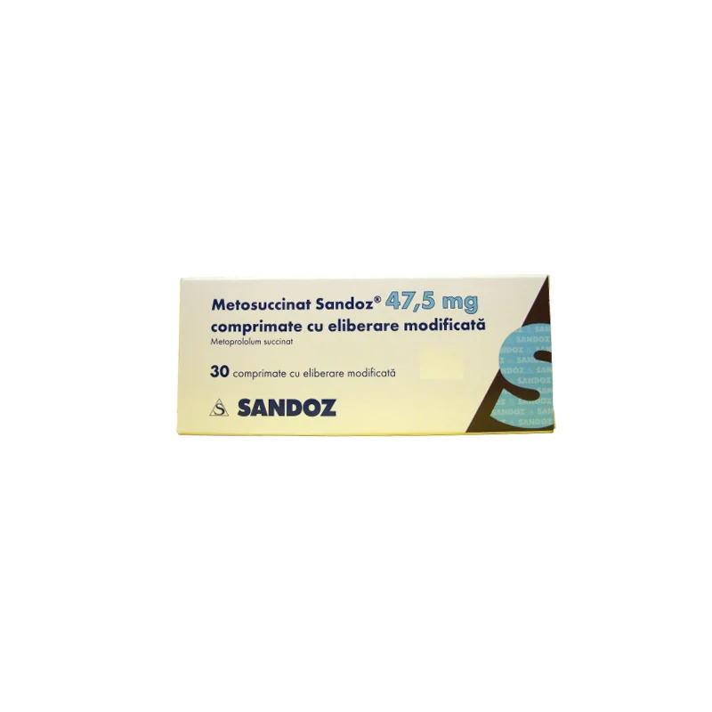Metosuccinat 47.5mg, 30 comprimate cu eliberare modificata, Sandoz | Dr ...