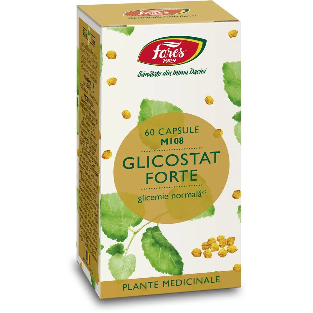 Glicostat Forte M108, 60 capsule, Fares | Dr. Max Farmacia