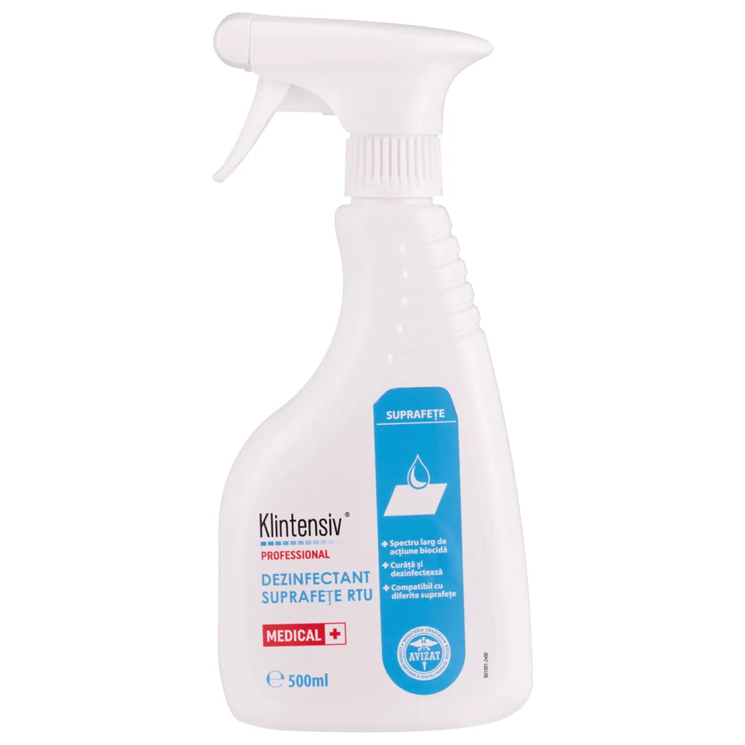 Dezinfectant pentru suprafete, 500ml, Klintensiv | Dr. Max Farmacie