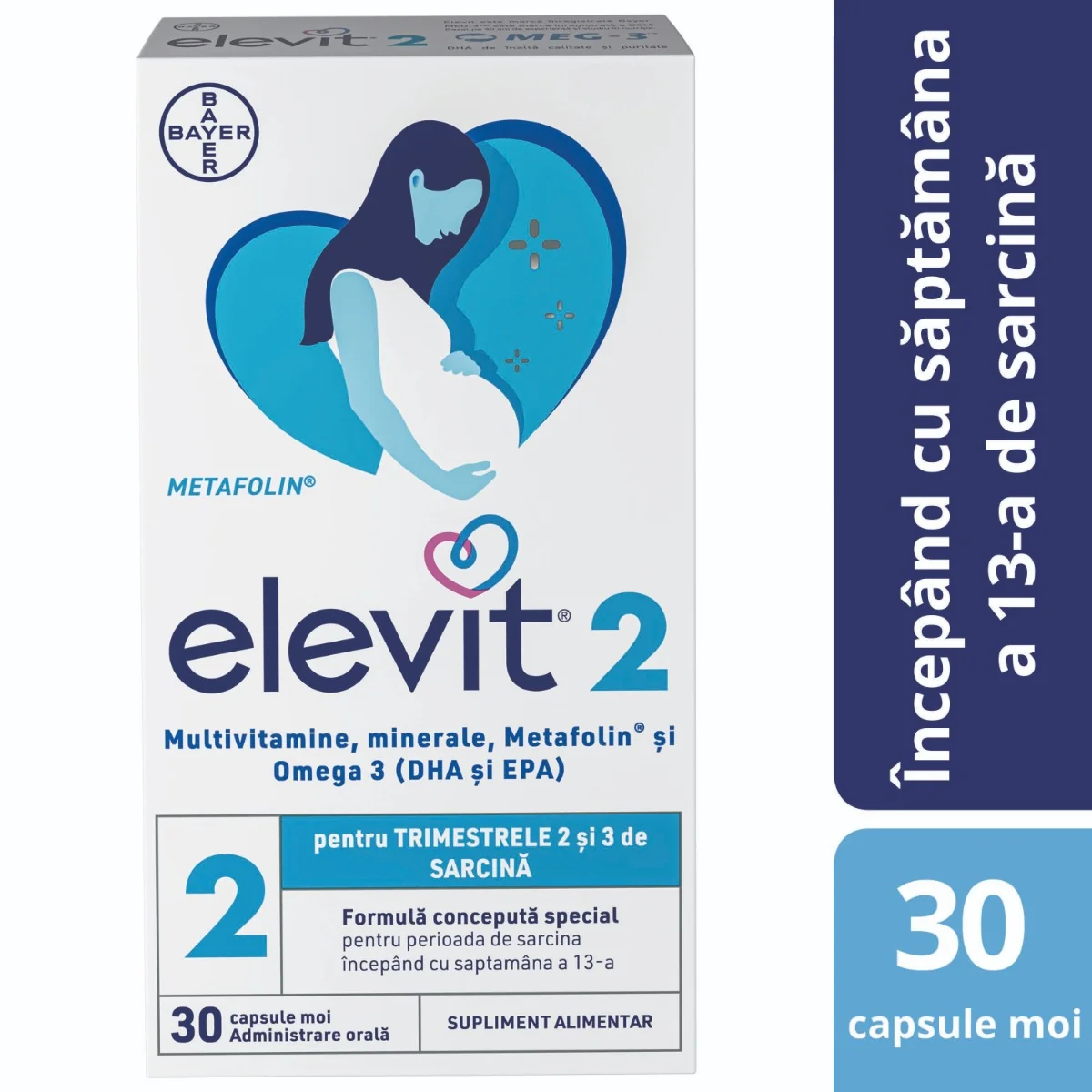 Elevit 2, 30 capsule moi, Bayer | Dr. Max Farmacia