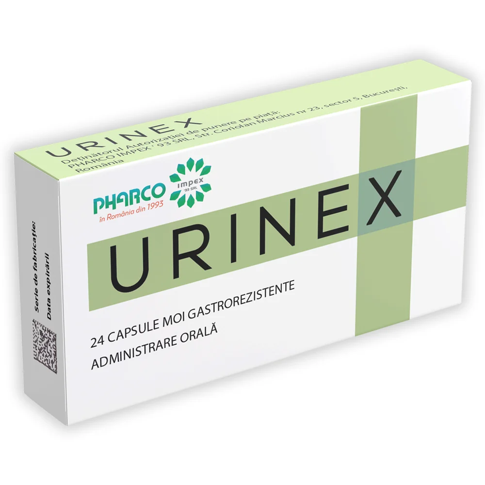 Urinex, 24 capsule moi, Pharco | Dr. Max Farmacia