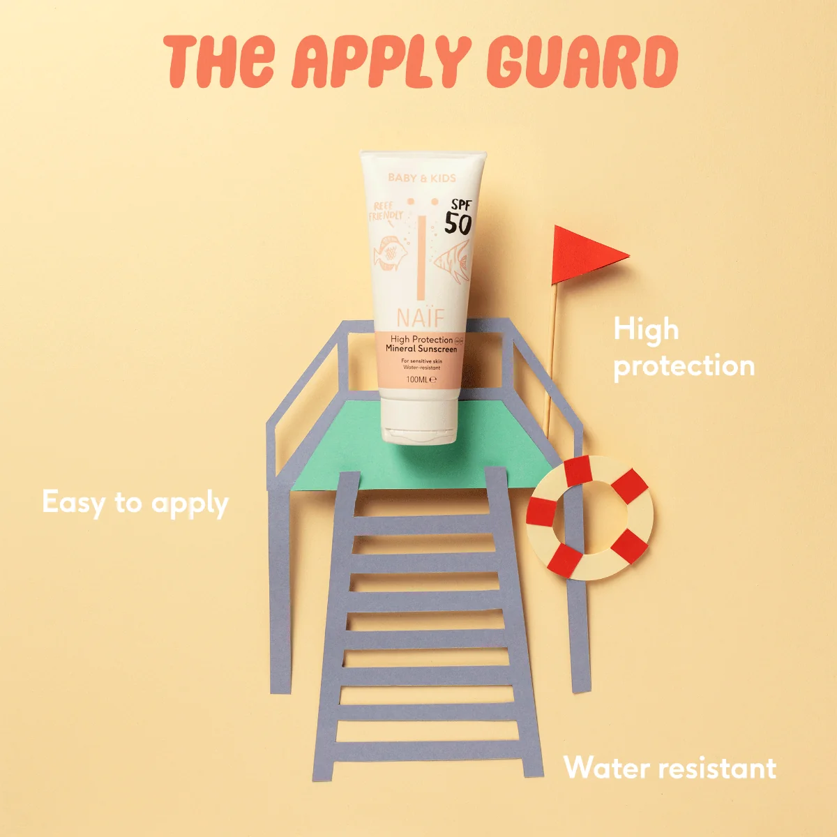 Crema cu protectie solara minerala SPF50 pentru bebelusi si copii ...