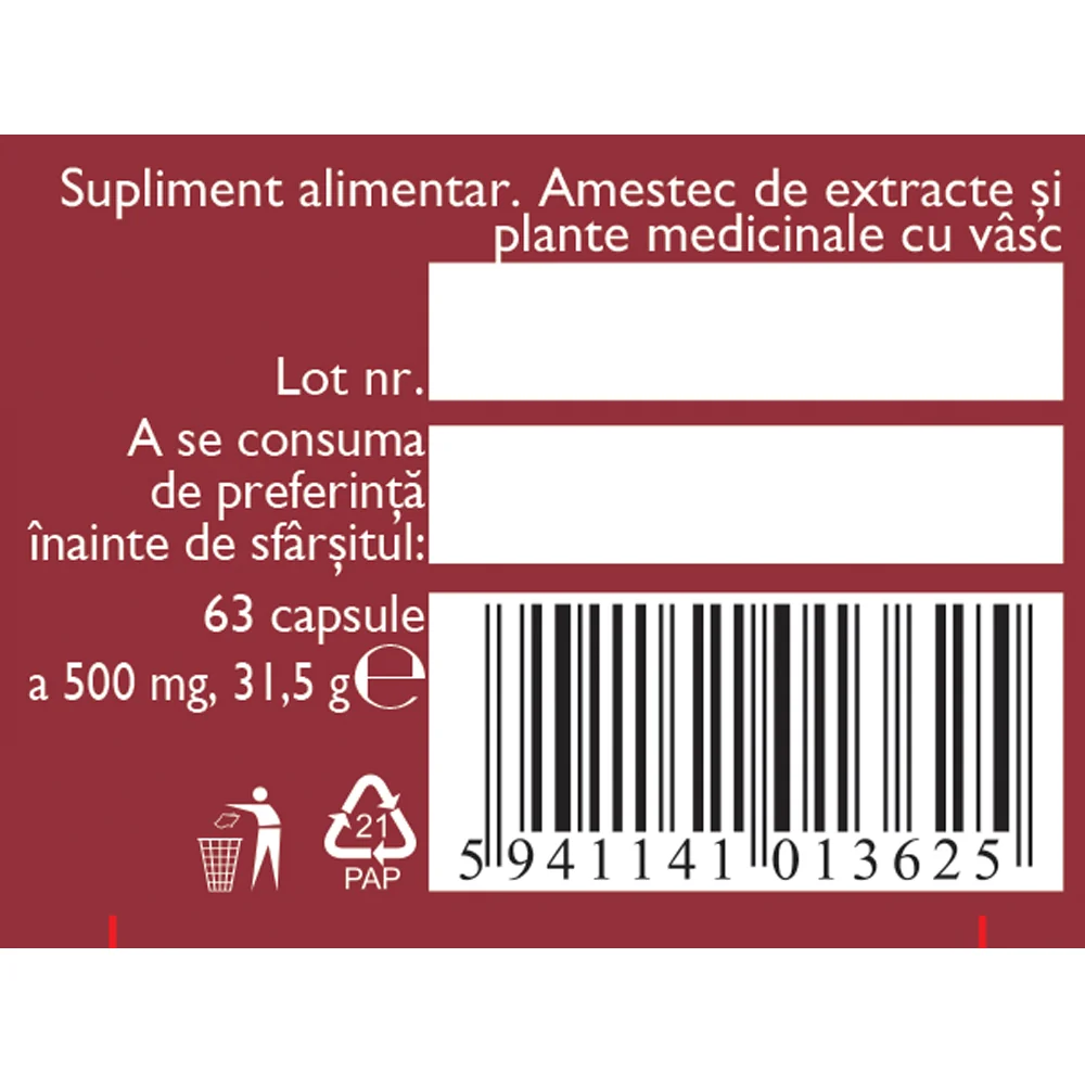 Fitotensin forte, 63 capsule, Fares | Dr. Max Farmacia