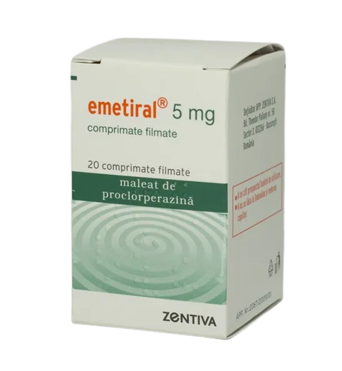 Emetiral 5mg, 20 comprimate filmate, Zentiva | Dr.Max Farmacie