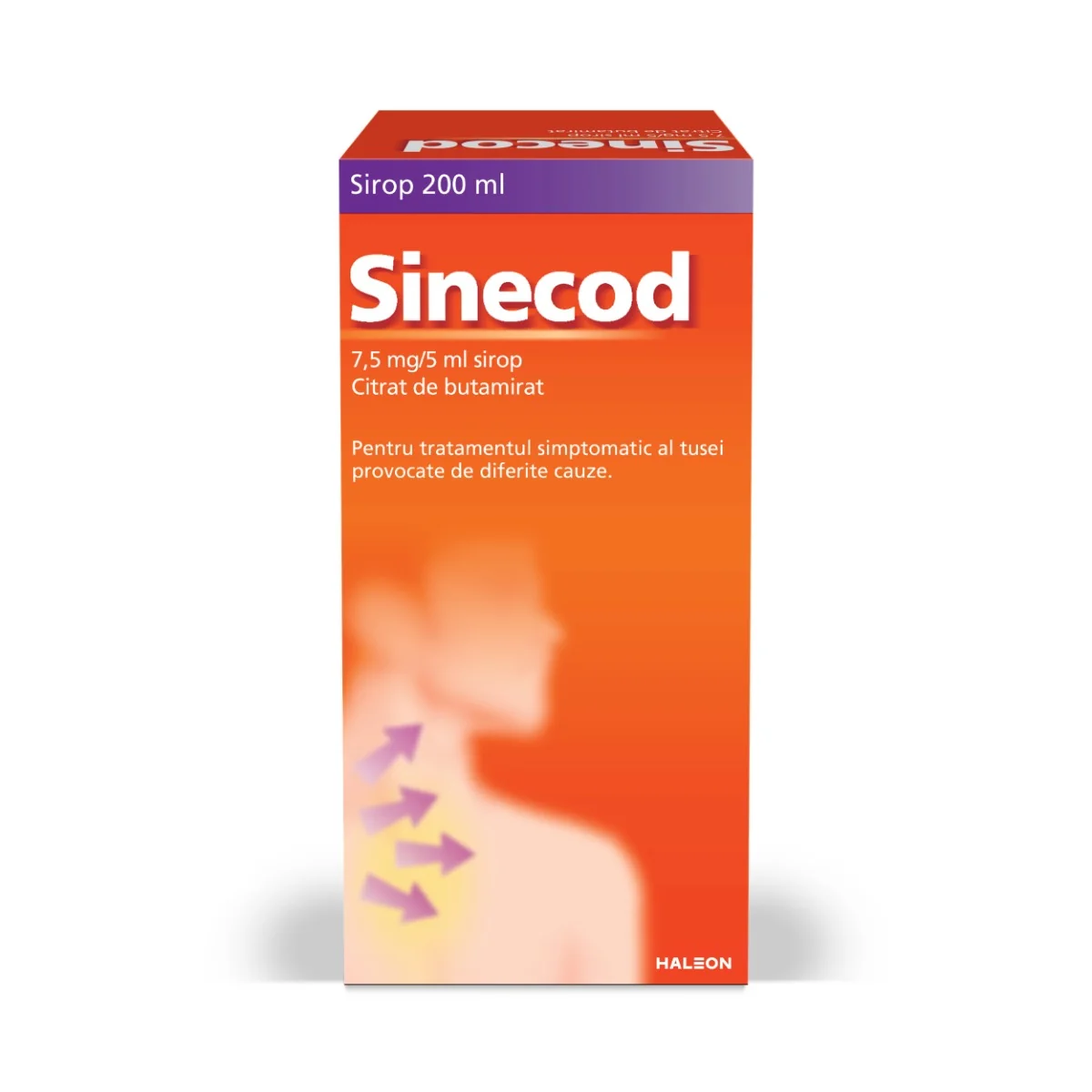 Sinecod sirop 1,5 mg/ml, 200ml, Haleon | Dr. Max Farmacia