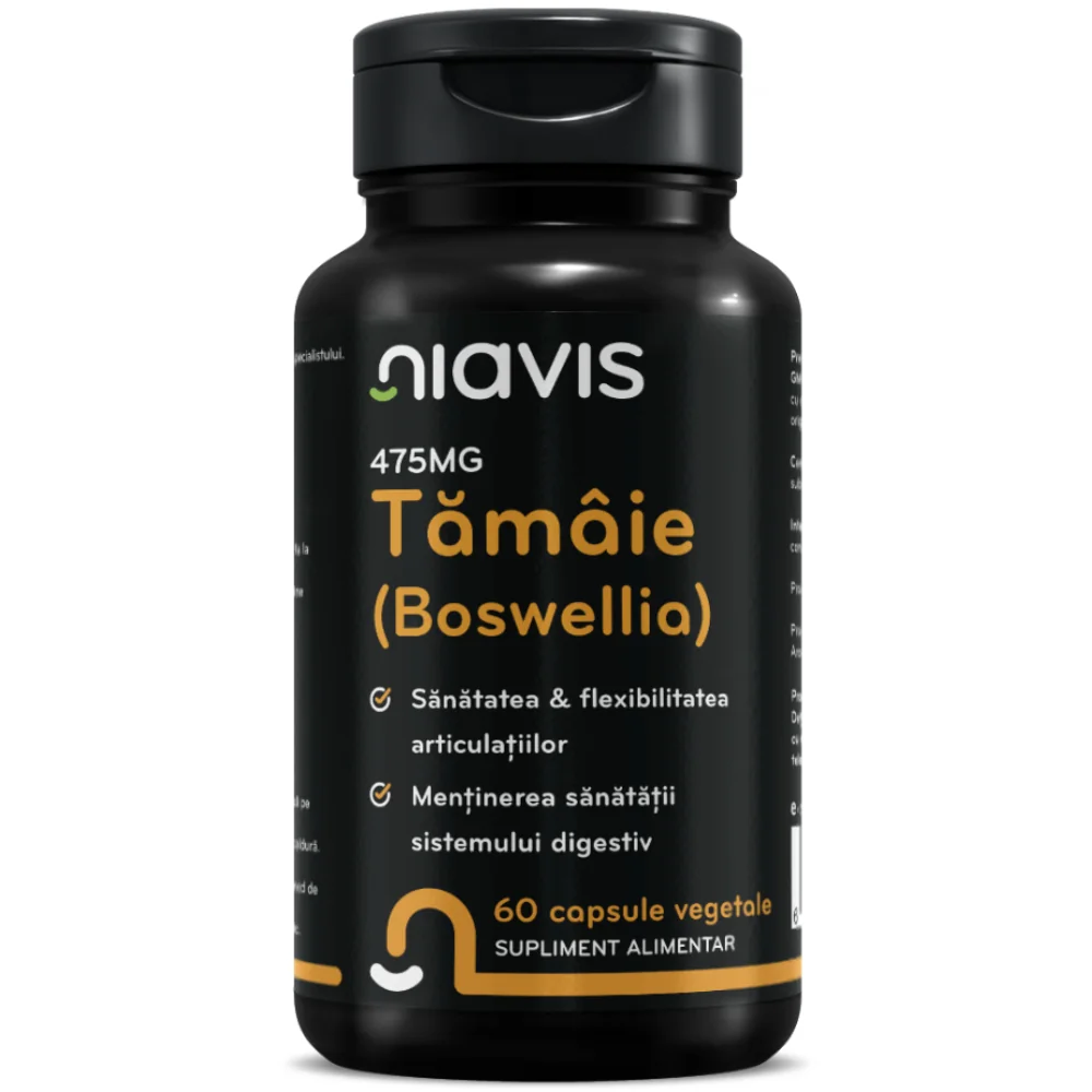 Extract de tamaie (Boswellia) 475mg, 60 capsule, Niavis | Dr. Max Farmacie