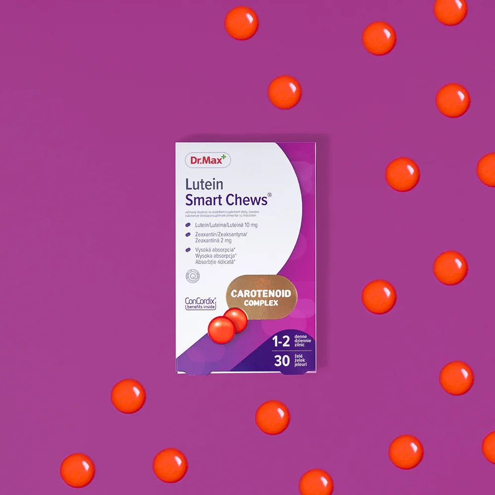 Dr. Max Lutein Smart Chews, 30 jeleuri | Dr. Max Farmacia