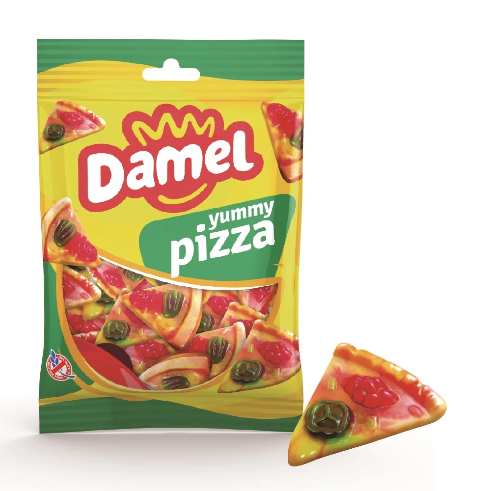 Jeleuri gumate felii de pizza, 80g, Damel | Dr. Max Farmacie