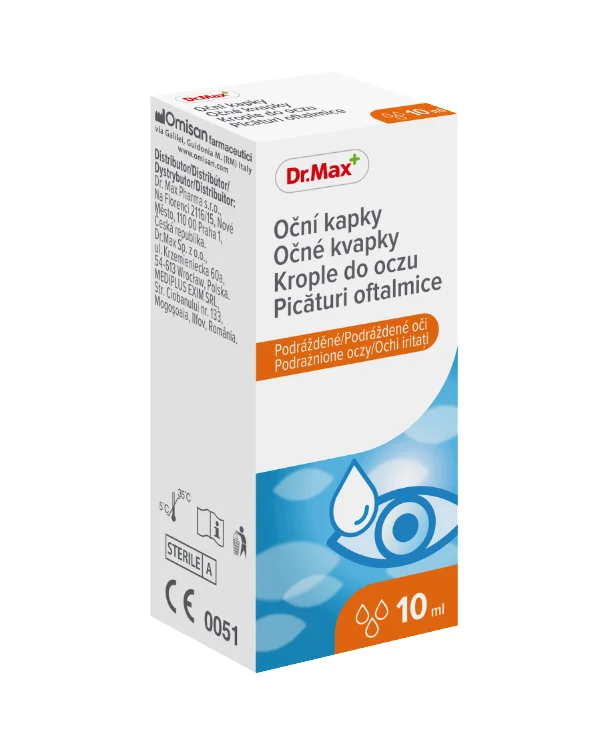 Dr. Max Picaturi oftalmice pentru ochi iritati, 10ml | Dr. Max Farmacie ...